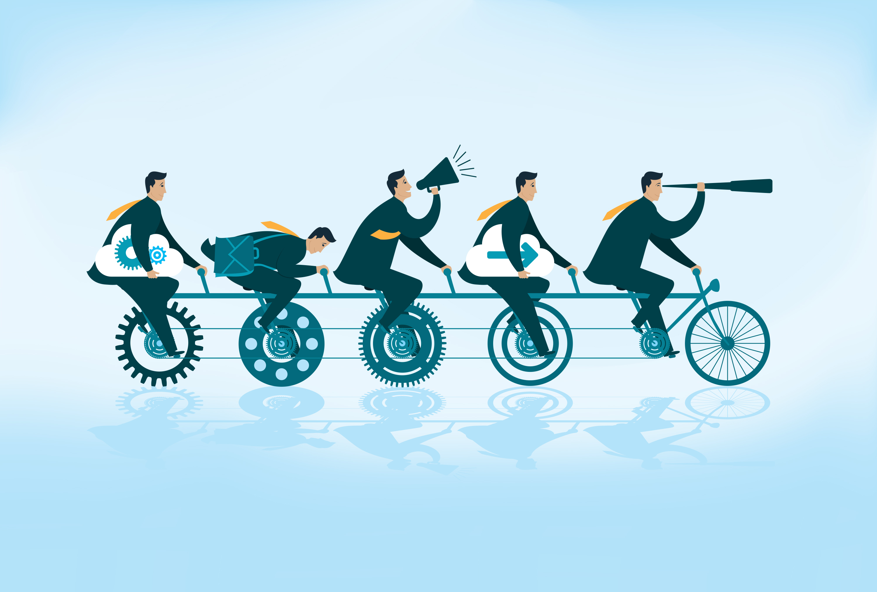 Teamwork Partnership Business Cooperation Global Review GTR 