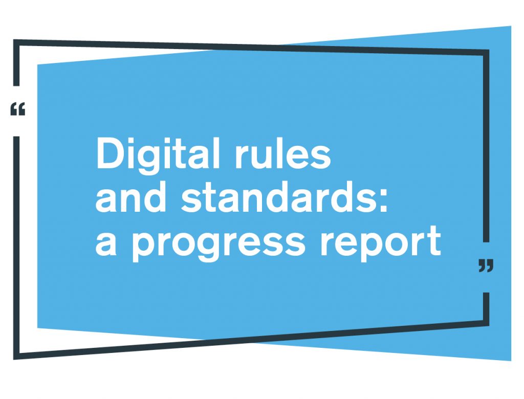 Digital rules and standards: a progress report | Global Trade Review (GTR)